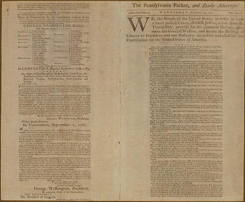 Primary Source: The Constitution of the United States