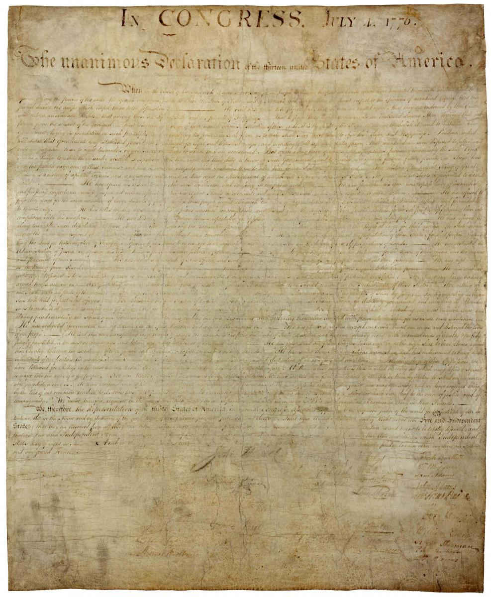 Primary Source: The Declaration of Independence