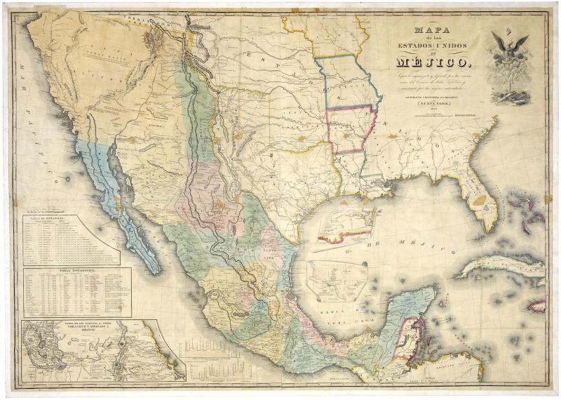 Map of the United States of Mexico (c. 1847) | NCpedia
