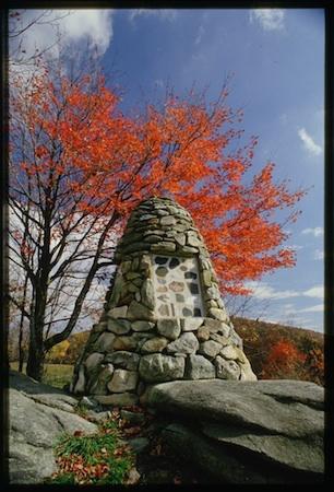 Cairn With Fall Leaves Ncpedia