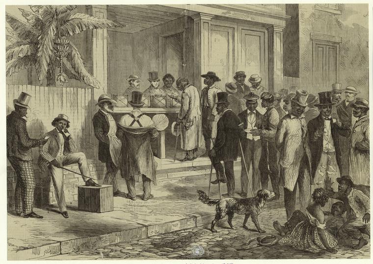 Freedmen voting | NCpedia