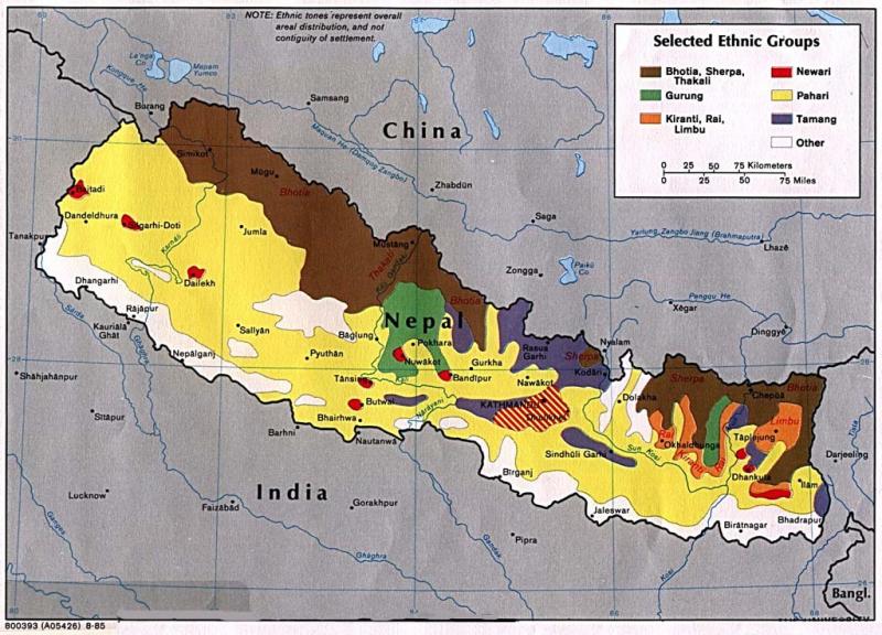 Nepali Map