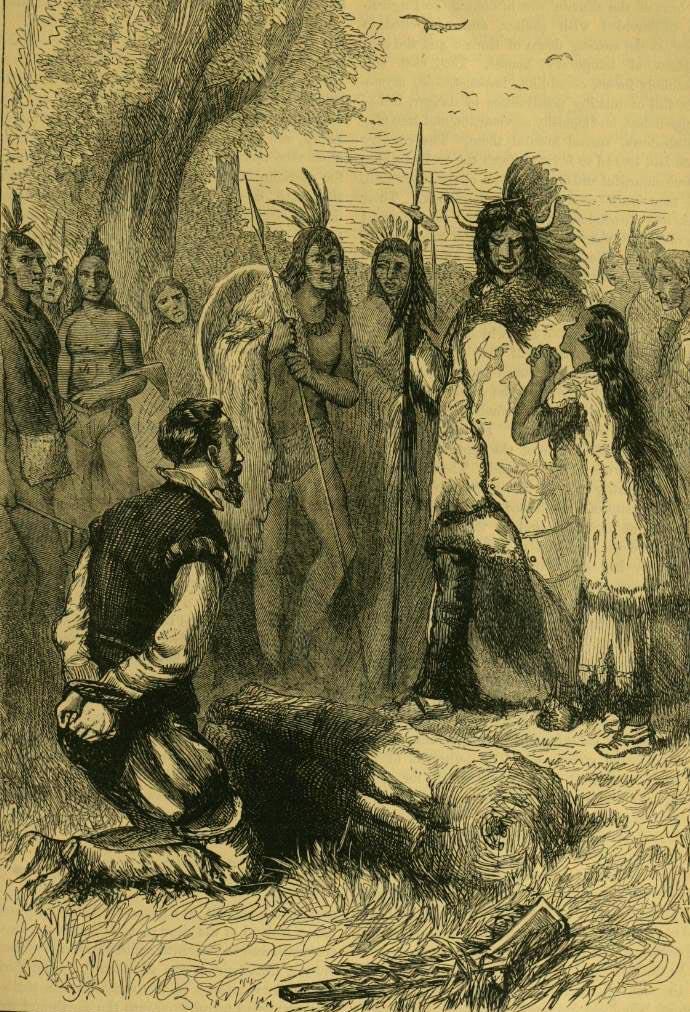 Pocahontas saves Captain Smith's life | NCpedia