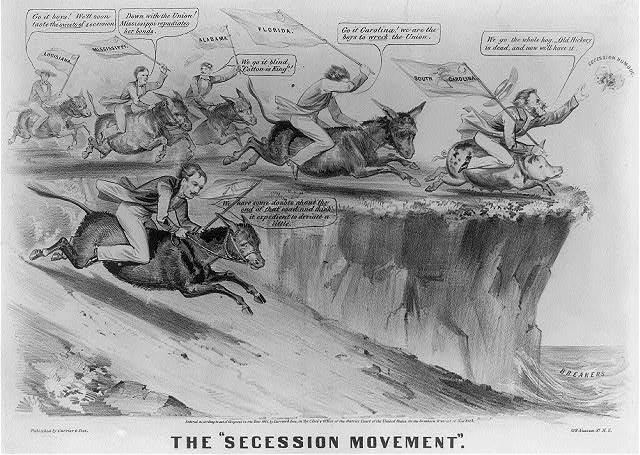Secession political cartoon | NCpedia