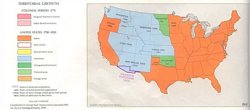 Border States 1860